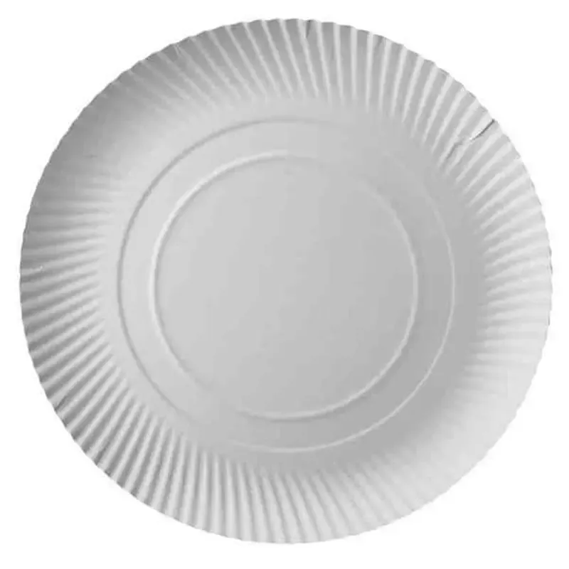 White Round Cardboard Plates Ø 320 x 20mm - Horecavoordeel.com
