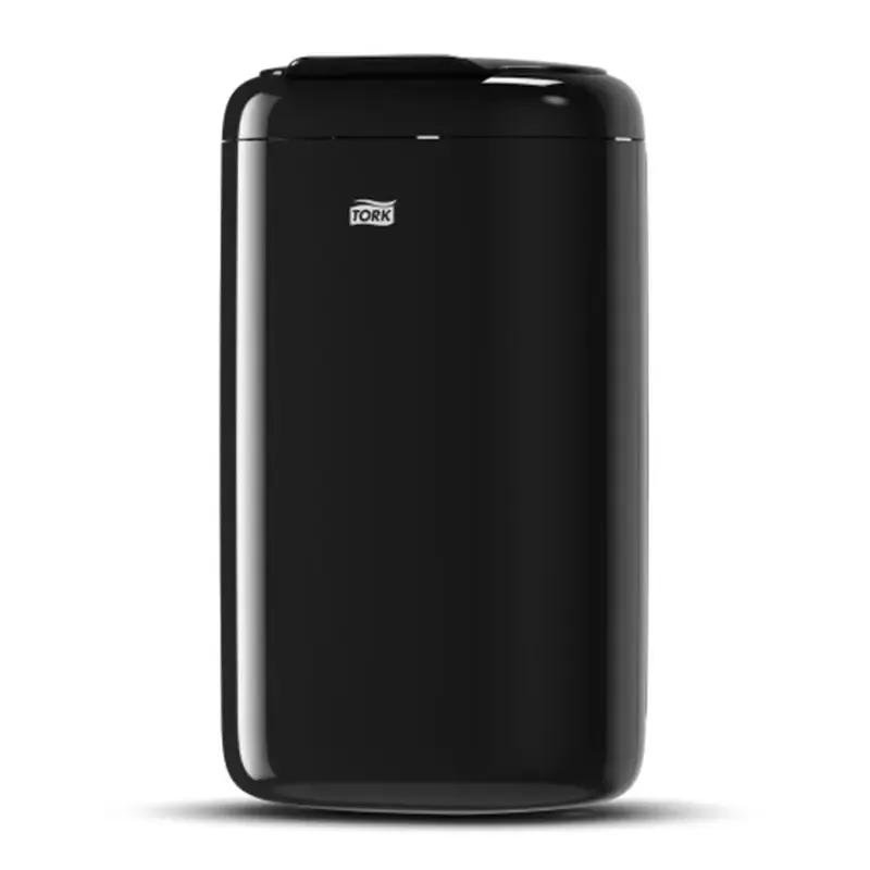 Tork 5L Black Plastic Waste Bin - Elevate Your Space - Horecavoordeel.com