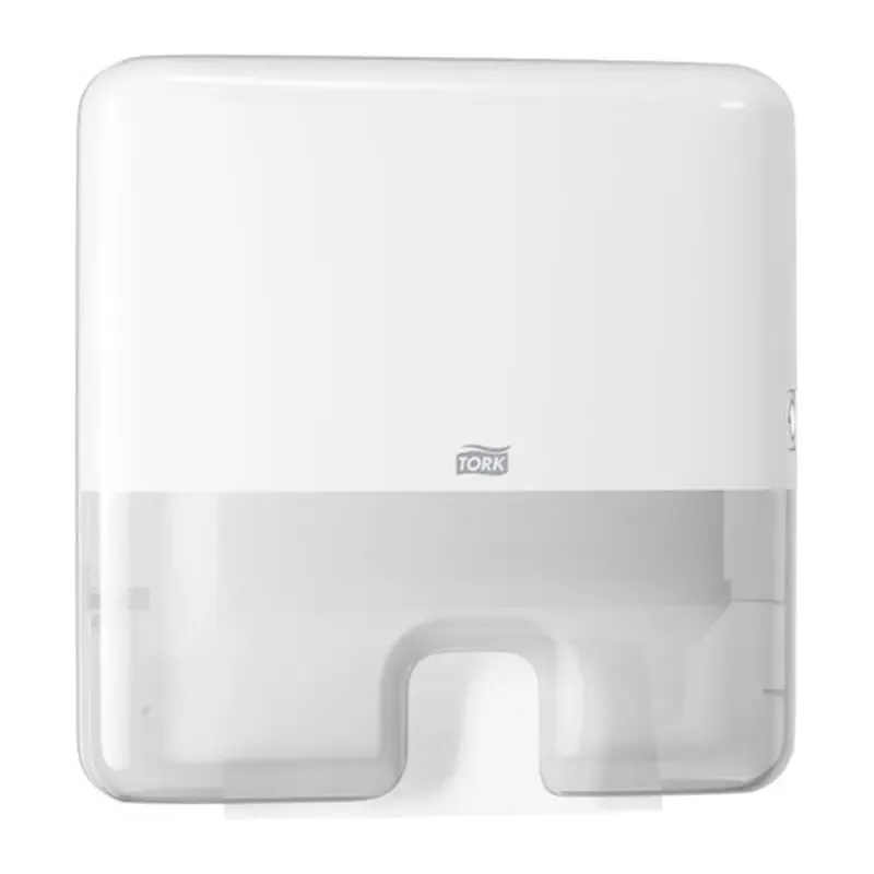 Tork Xpress Mini Multifold Towel Dispenser - White Plastic Elevation ...