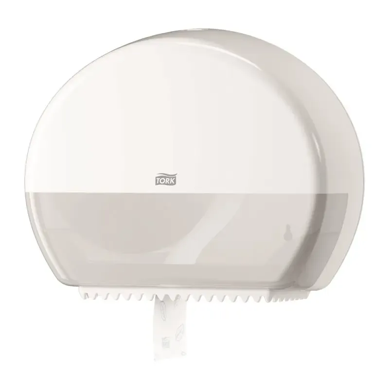 Tork Mini Jumbo Toilet Paper Dispenser - White Plastic Elevation-Line ...