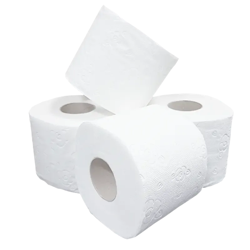 Luxury 4 Ply Toilet Paper - 180 Sheets - 8 Rolls Pack - Horecavoordeel.com